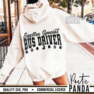 Bus Driver Easter SVG PNG, Eggstra Special Bus Driver Svg, Easter Bus ...
