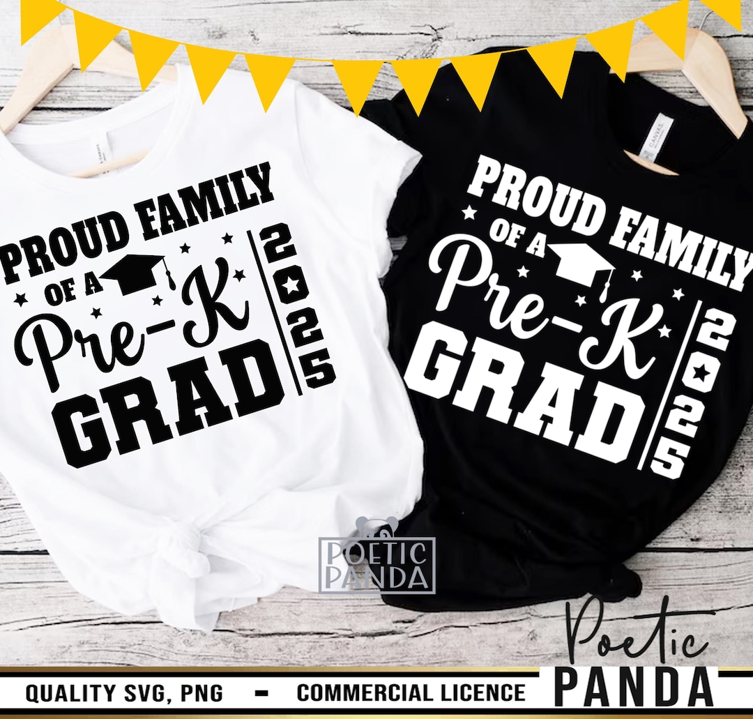 2025 Proud Family of Prek Grad SVG PNG, Prek Graduation Svg, Pre-k ...