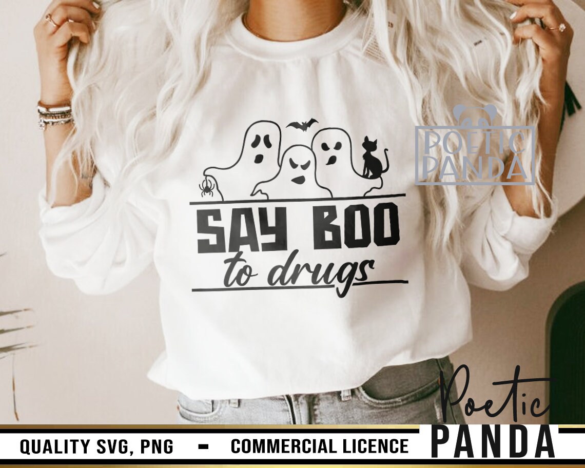 Red Ribbon Week SVG PNG Say Boo to Drugs Svg Anti Drug Svg - Etsy