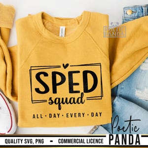 Sped Squad SVG PNG, Special Education, Special Ed Svg, Sped Crew Svg ...