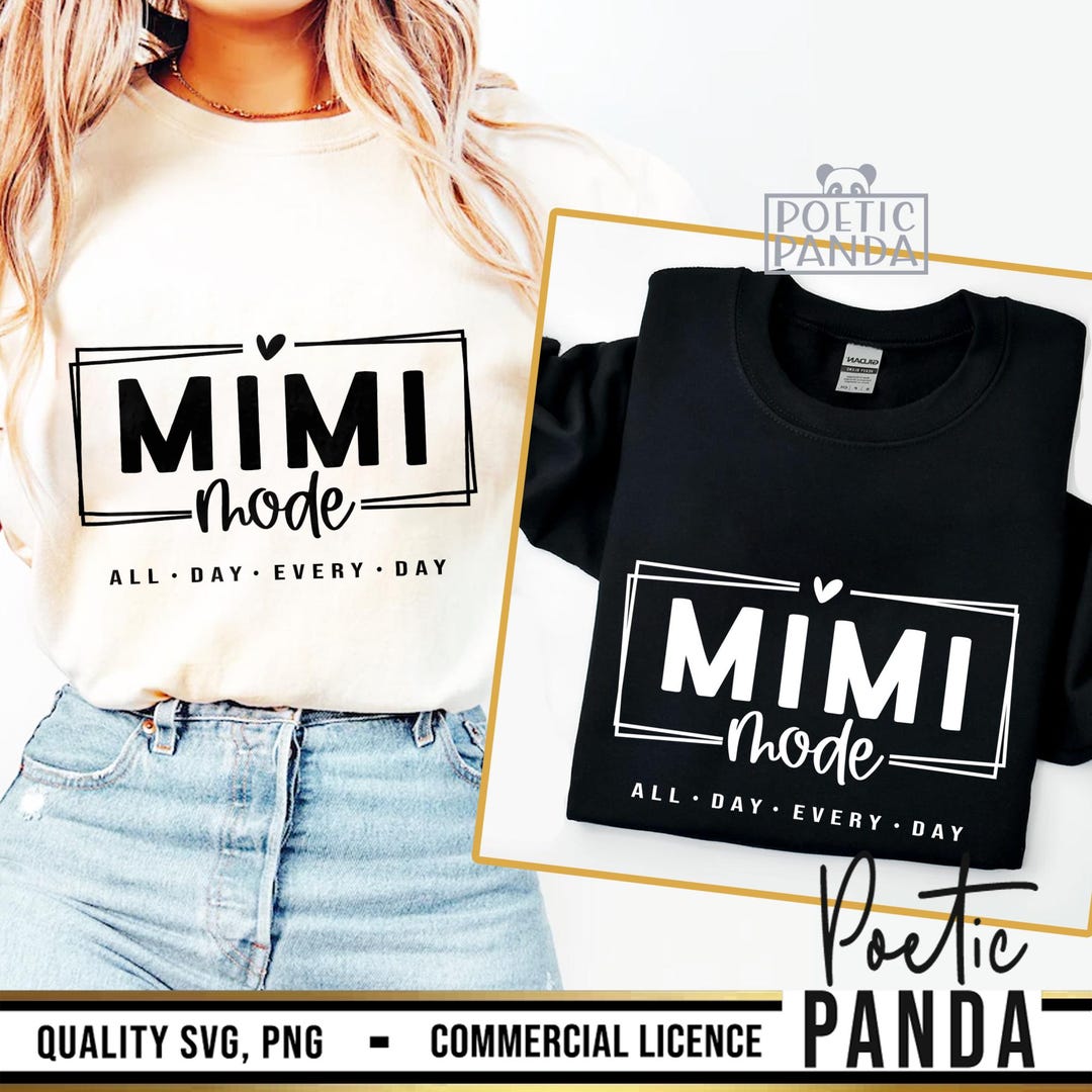 Mimi SVG PNG, Mimi Design for Cricut, Mimi Shirt Svg, Gift to Mimi Svg ...