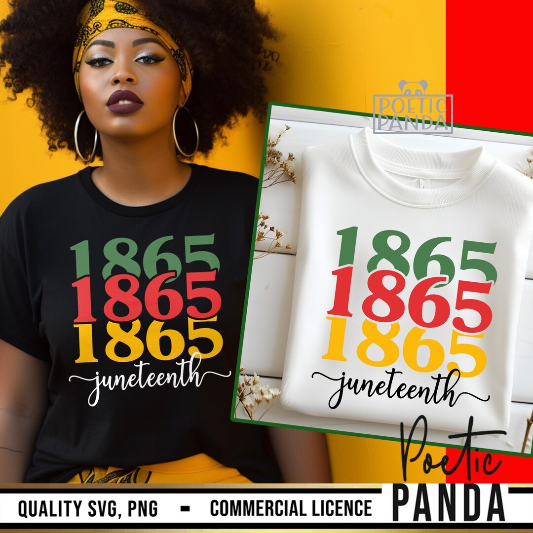 Juneteenth SVG PNG, 1865 Juneteenth Svg, Juneteenth Shirt Svg ...