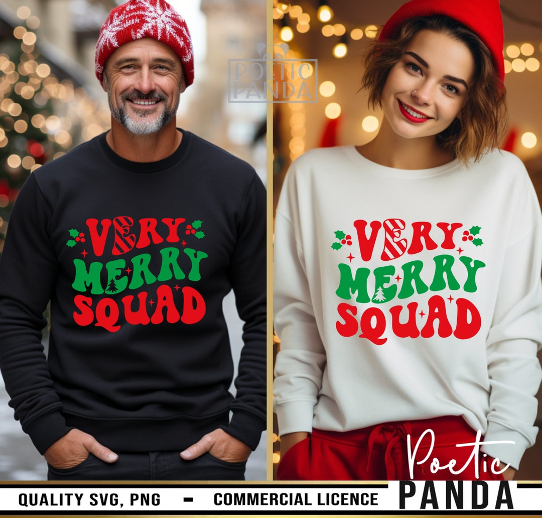 Merry Christmas Squad SVG PNG, Christmas Squad Svg, Christmas Crew Svg ...