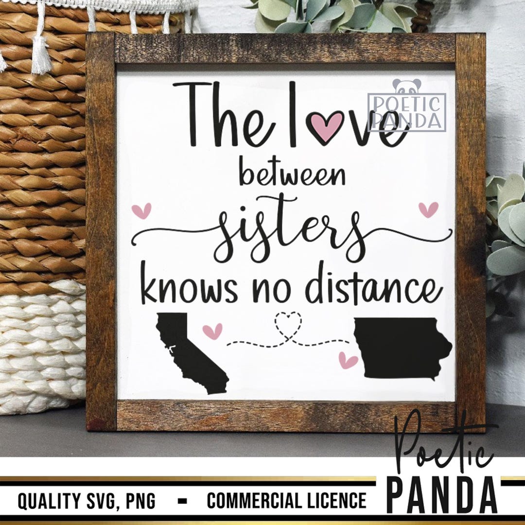 Sisters SVG PNG, Love Between Sisters Svg, Gift to Sister Svg, Sisters ...