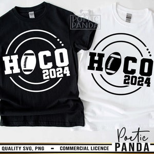Hoco 2024 SVG PNG, Football Homecoming 2024, Hoco Shirts Svg, Class ...
