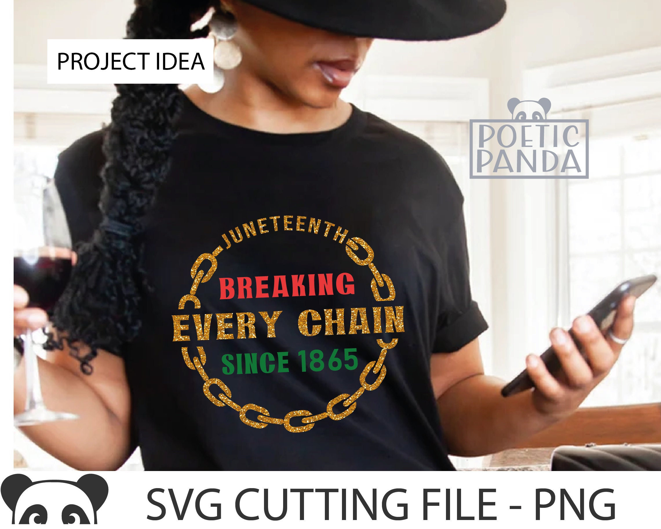 Breaking Every Chain Since 1865 SVG PNG Juneteenth Svg - Etsy