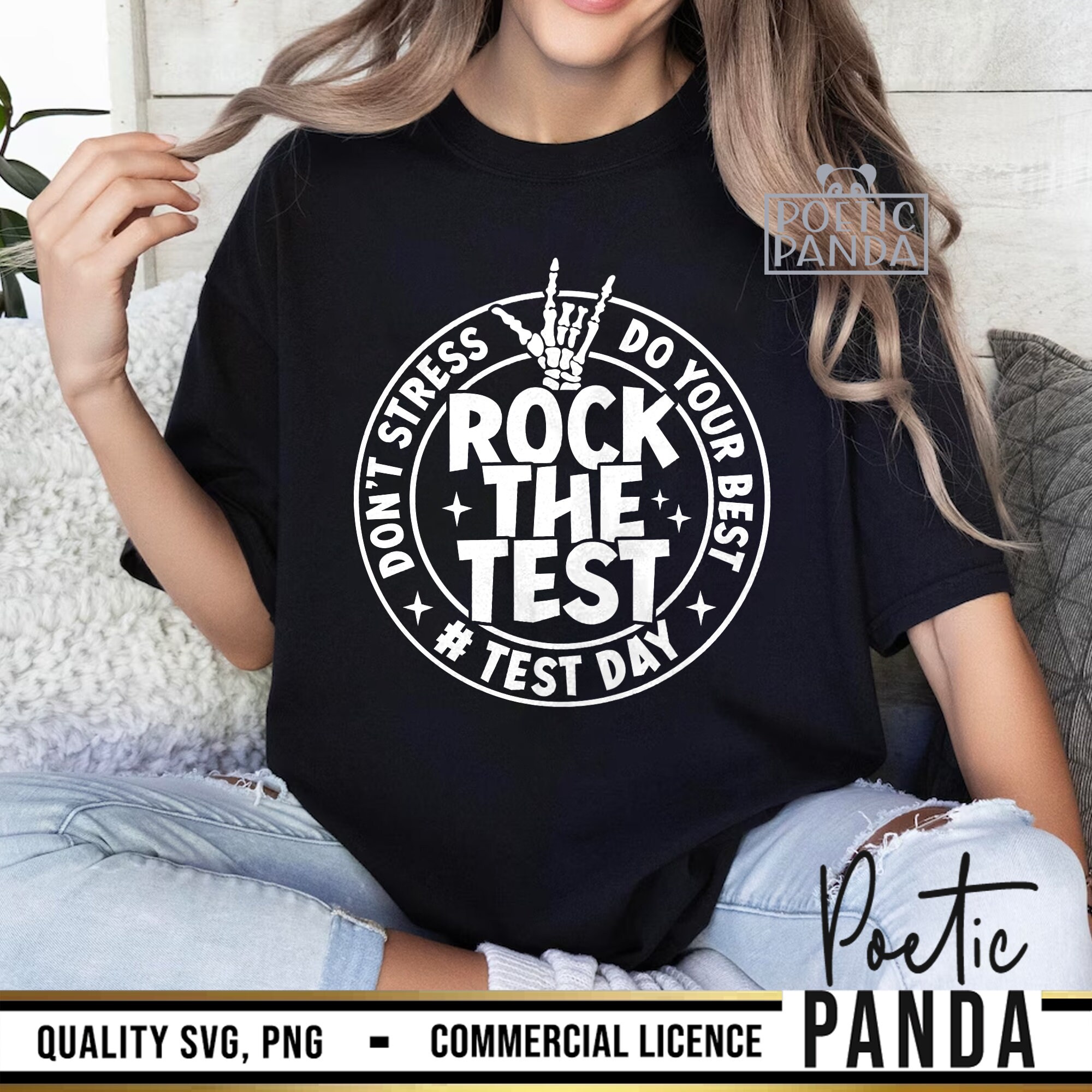 Rock the Test SVG PNG, Test Day Svg, Its Star Day Svg, State Testing ...