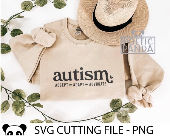 Autism Accept Adapt Advocate SVG PNG Autism Awareness Svg - Etsy