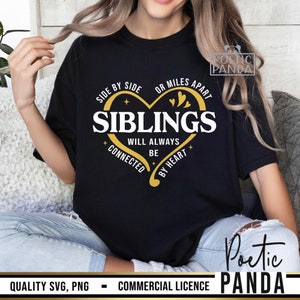 Siblings SVG PNG, Gift to Brother Svg, Gift to Sister Svg, Siblings ...