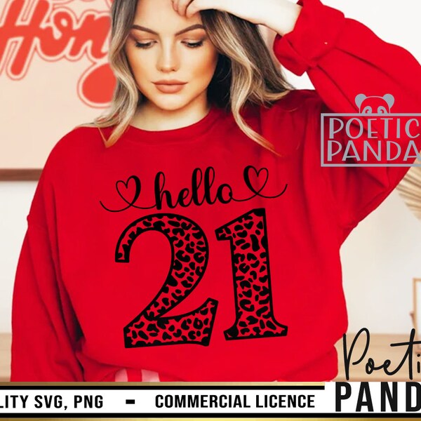 21st Birthday Svg - Etsy