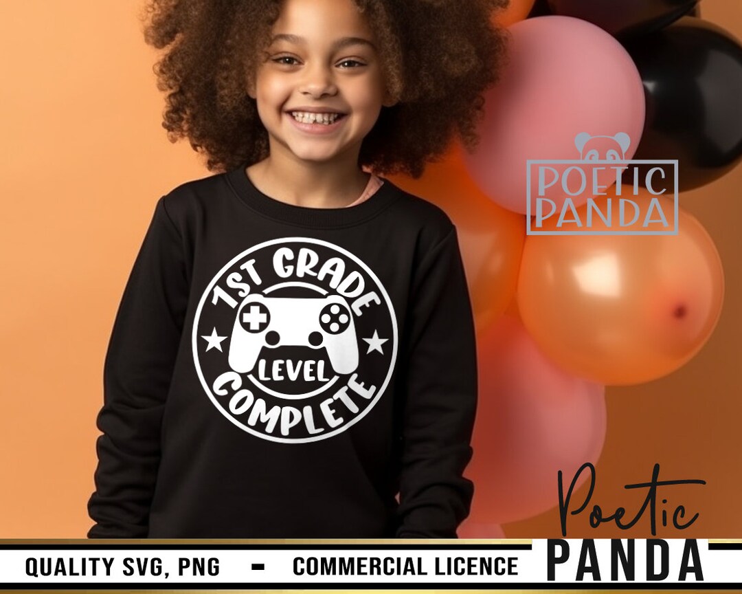 1st Grade Level Complete SVG PNG, First Grade Graduation Svg, 1st Grade ...