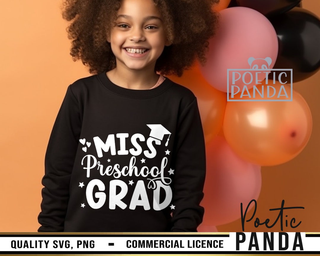 Little Miss Pre SVG PNG Pre K Graduation Svg Preschool - Etsy