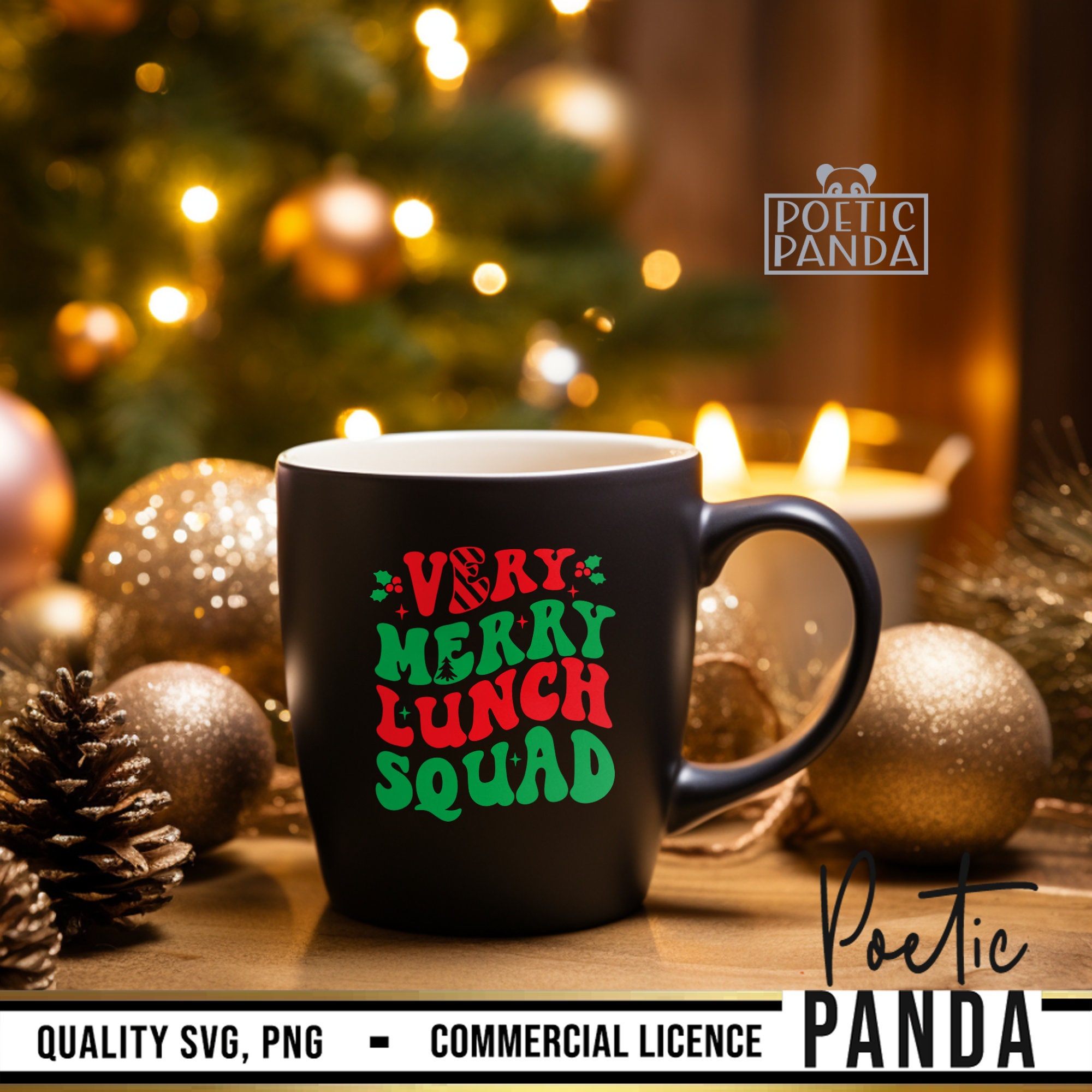 Merry Lunch Squad SVG PNG, Lunch Lady Christmas Shirt Svg, Cafeteria ...