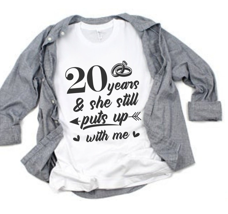 20 Years WEDDING Anniversary SVG PNG 20th Wedding Matching | Etsy