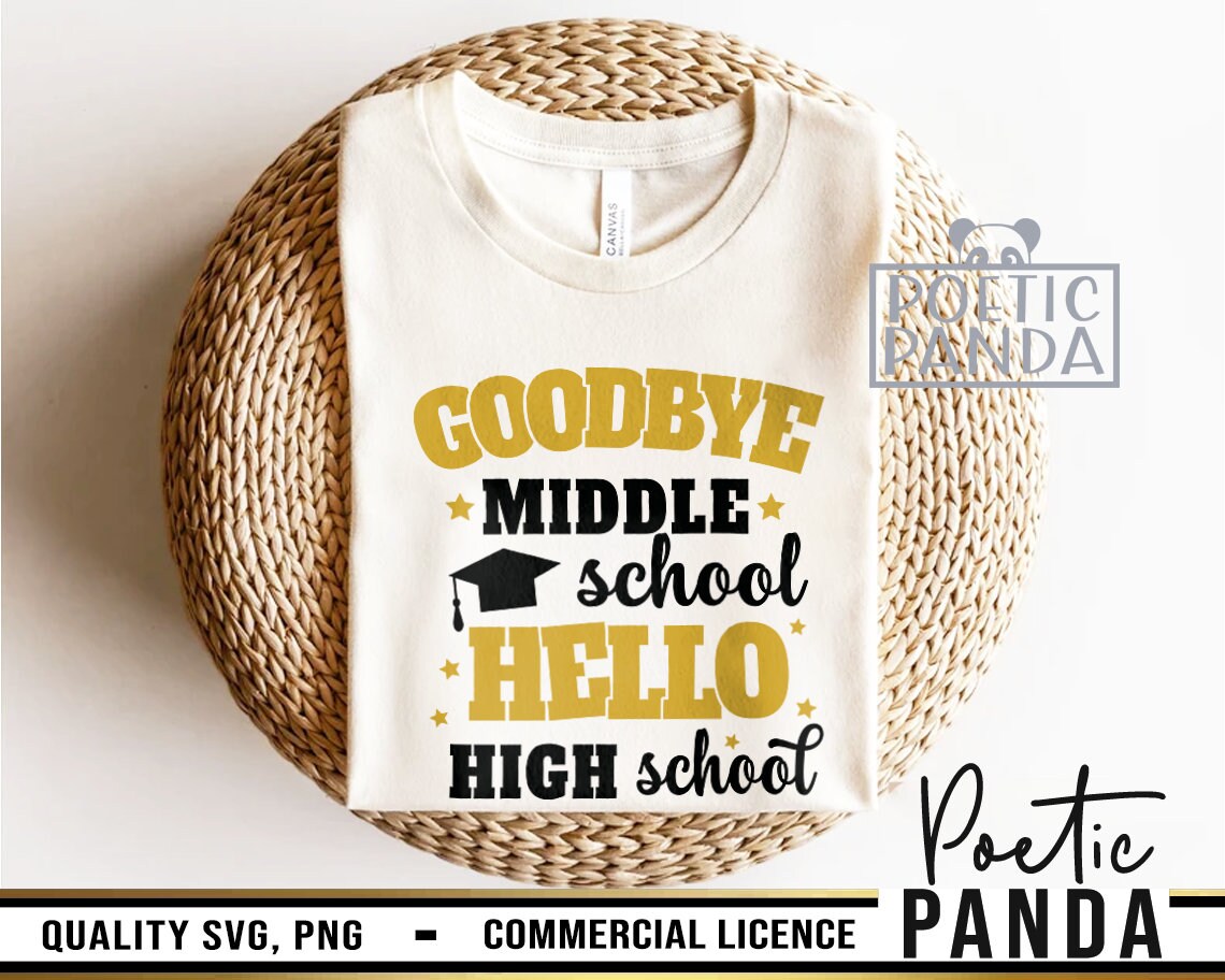 Hello High School SVG PNG, Graduation Svg, Teacher Svg, 8th Grade Svg ...