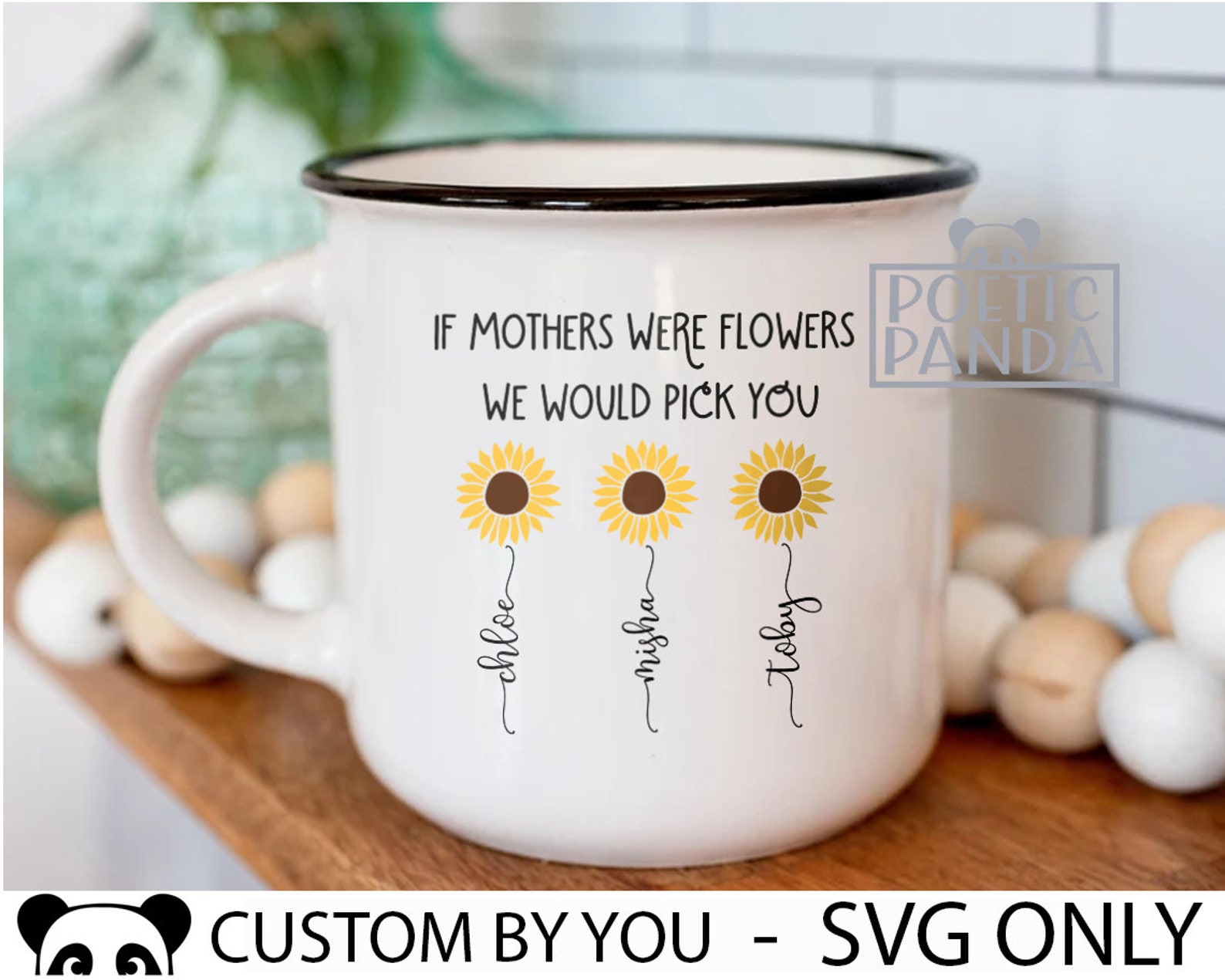 If Mothers Were Flowers We'd Pick You SVG Mother's | Etsy