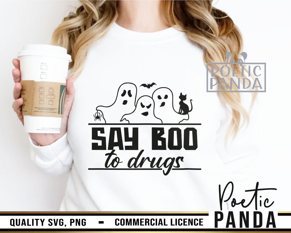 Red Ribbon Week SVG PNG Say Boo to Drugs Svg Anti Drug Svg - Etsy
