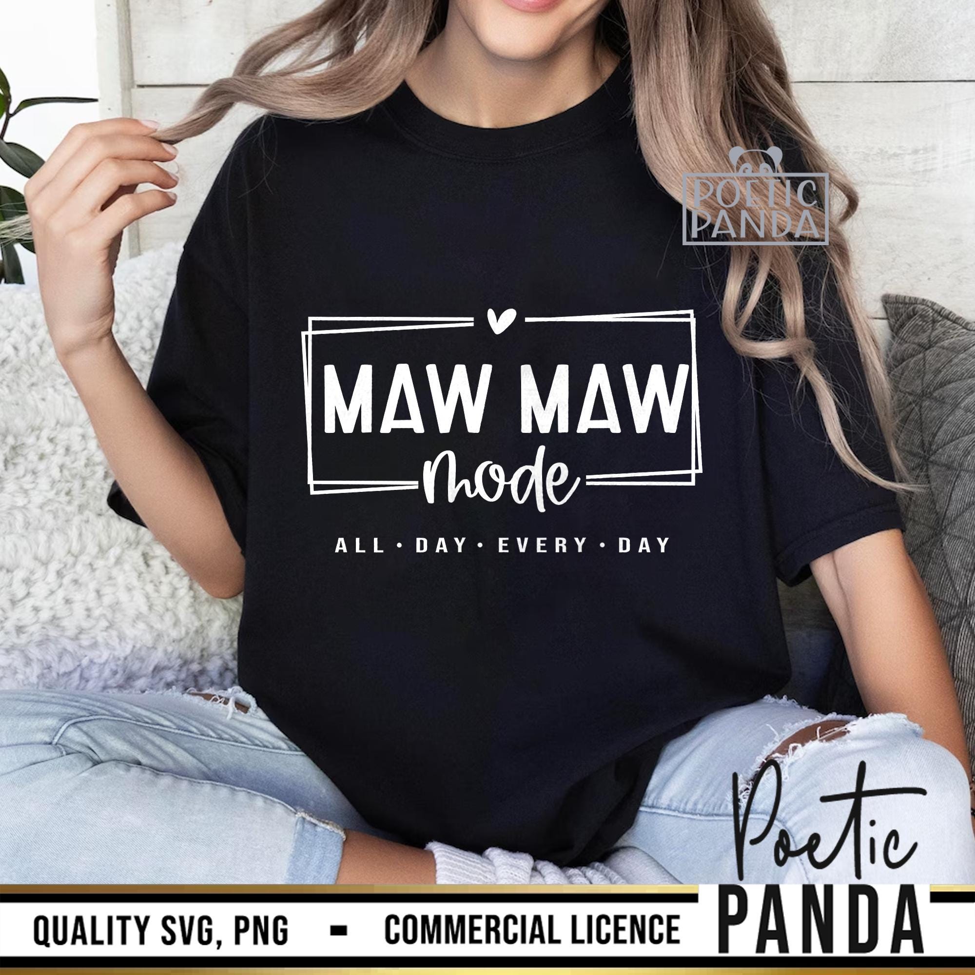 Maw Maw SVG PNG, Maw Maw Shirt Svg, Gift to Maw Maw Svg, Mother's Day ...