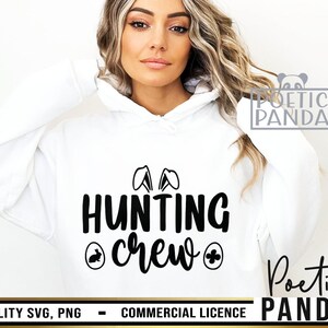 Hunting Crew SVG PNG, Cousin Crew Svg, Happy Easter Svg, Egg Hunting ...
