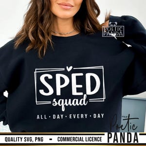 Sped Squad SVG PNG, Special Education, Special Ed Svg, Sped Crew Svg ...