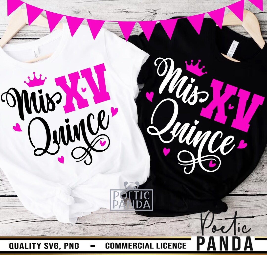Mis Quince SVG PNG, XV Svg, 15th Birthday Svg, Quinceanera Svg, Mis ...