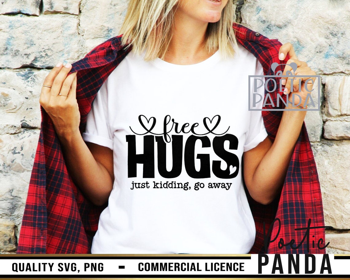 Free Hugs SVG PNG Funny Valentine Svg Cute Svg Single AF - Etsy