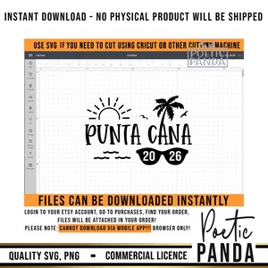 2026 Punta Cana SVG PNG, Family Vacation to Dominican Republic Svg ...