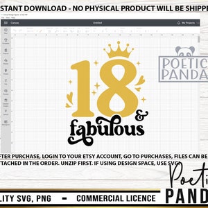 18th Birthday SVG PNG, 18th Birthday Png, Birthday Girl Svg, Finally 18 ...