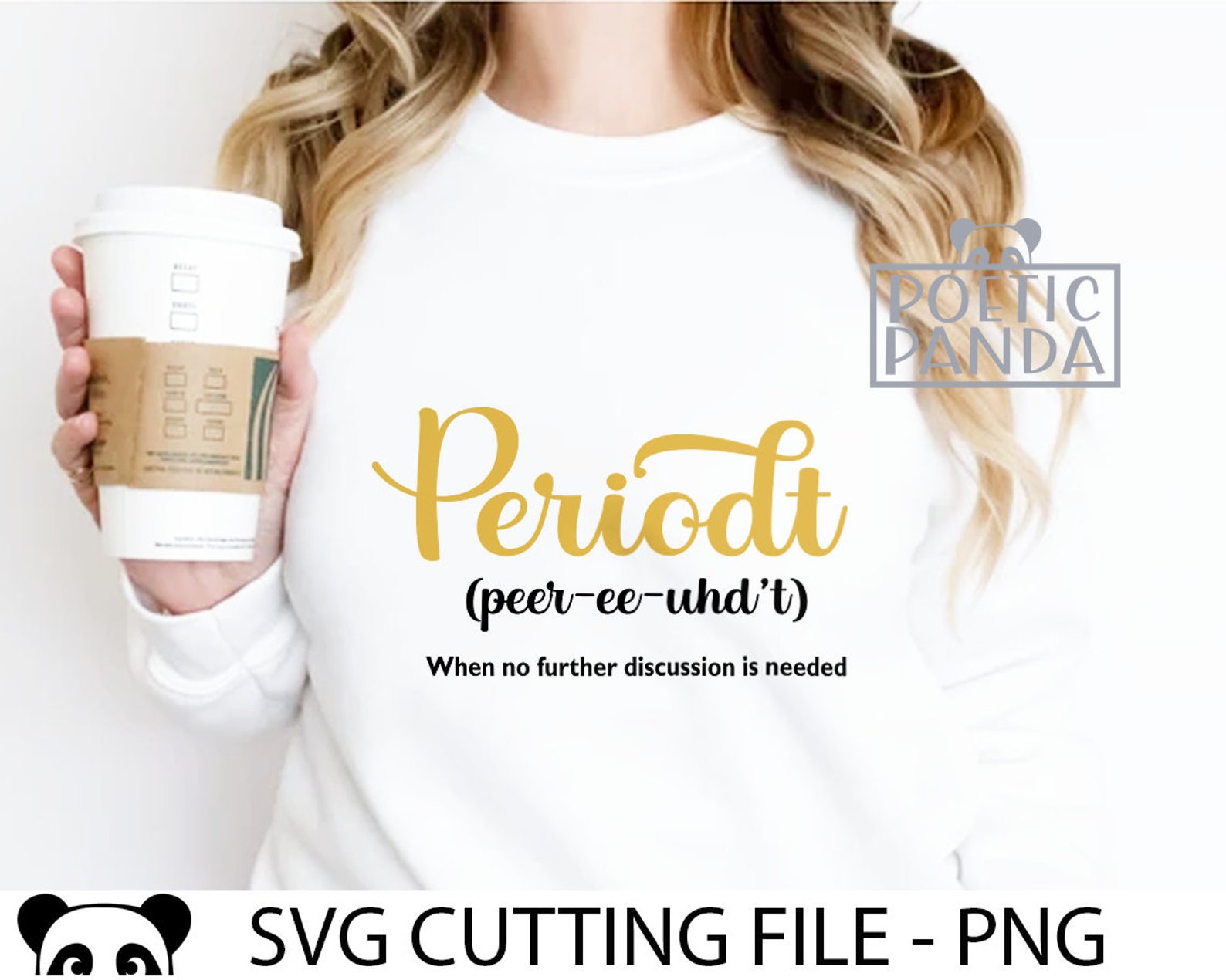 Periodt SVG PNG Sarcastic Svg Funny Shirt Svg Afro Woman - Etsy