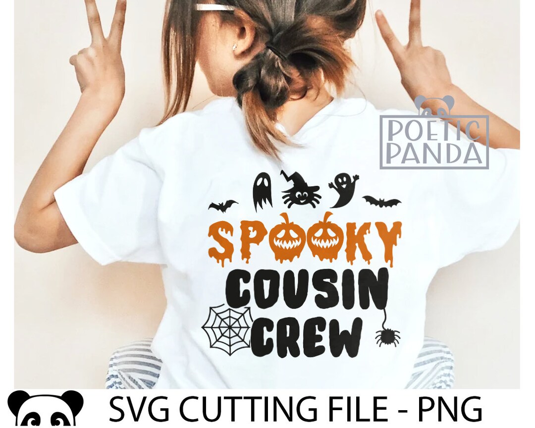 Cousin Crew SVG PNG the Boo Crew Svg Halloween Svg Wicked - Etsy