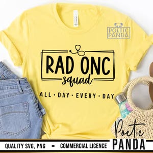 Rad Onc Squad SVG PNG, Oncology Svg, Oncology Nurse Svg, Medical ...
