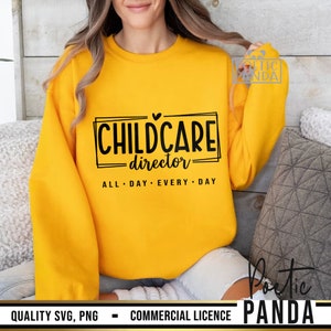 Childcare Director SVG PNG, Childcare Director Shirt Svg, Childcare ...