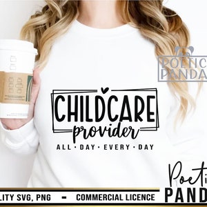 Childcare Provider SVG PNG, Caregiver Svg, Kindergarten, Babysitter Svg ...