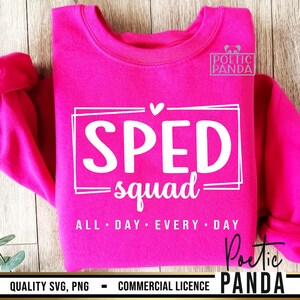 Sped Squad SVG PNG, Special Education, Special Ed Svg, Sped Crew Svg ...