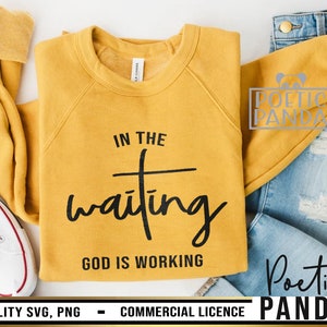 In the Waiting SVG PNG Jesus Svg Religious Svg Christian - Etsy