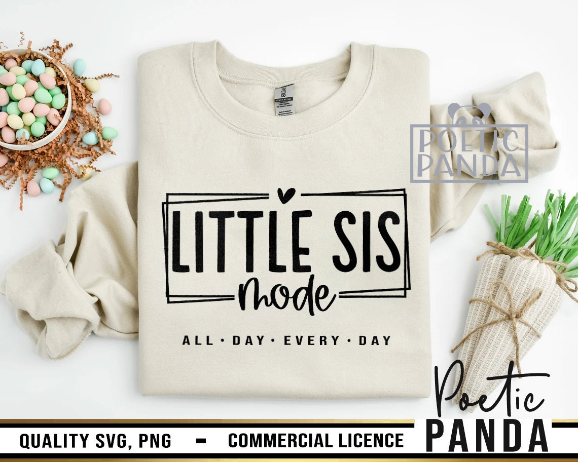 Little Sister SVG PNG Little Sister Svg Sister Svg Lil Sis - Etsy Ireland