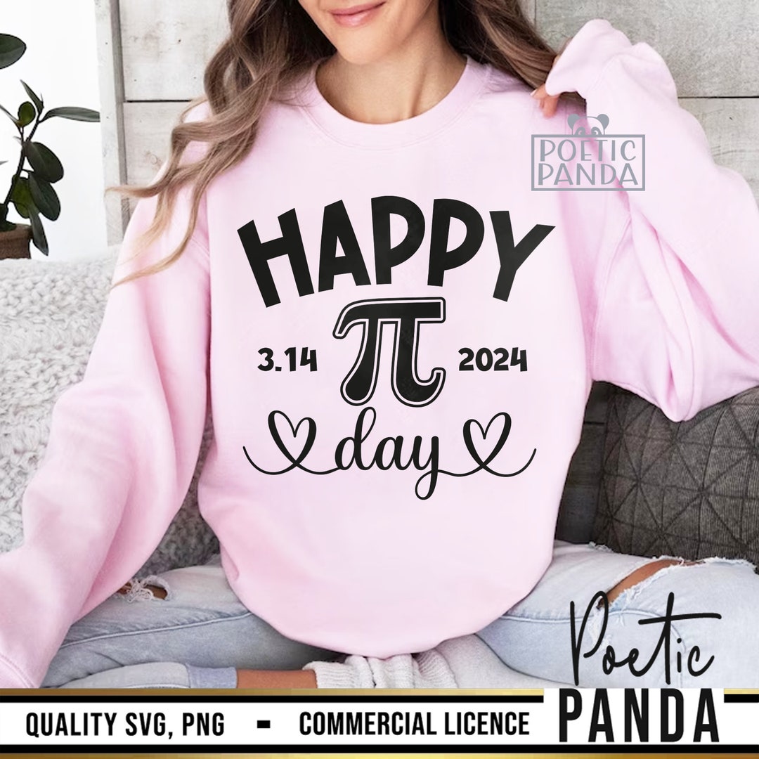 Happy Pi Day Svg SVG PNG, 3 14 2024 Svg, Math Teacher Svg, Pi Day Svg ...