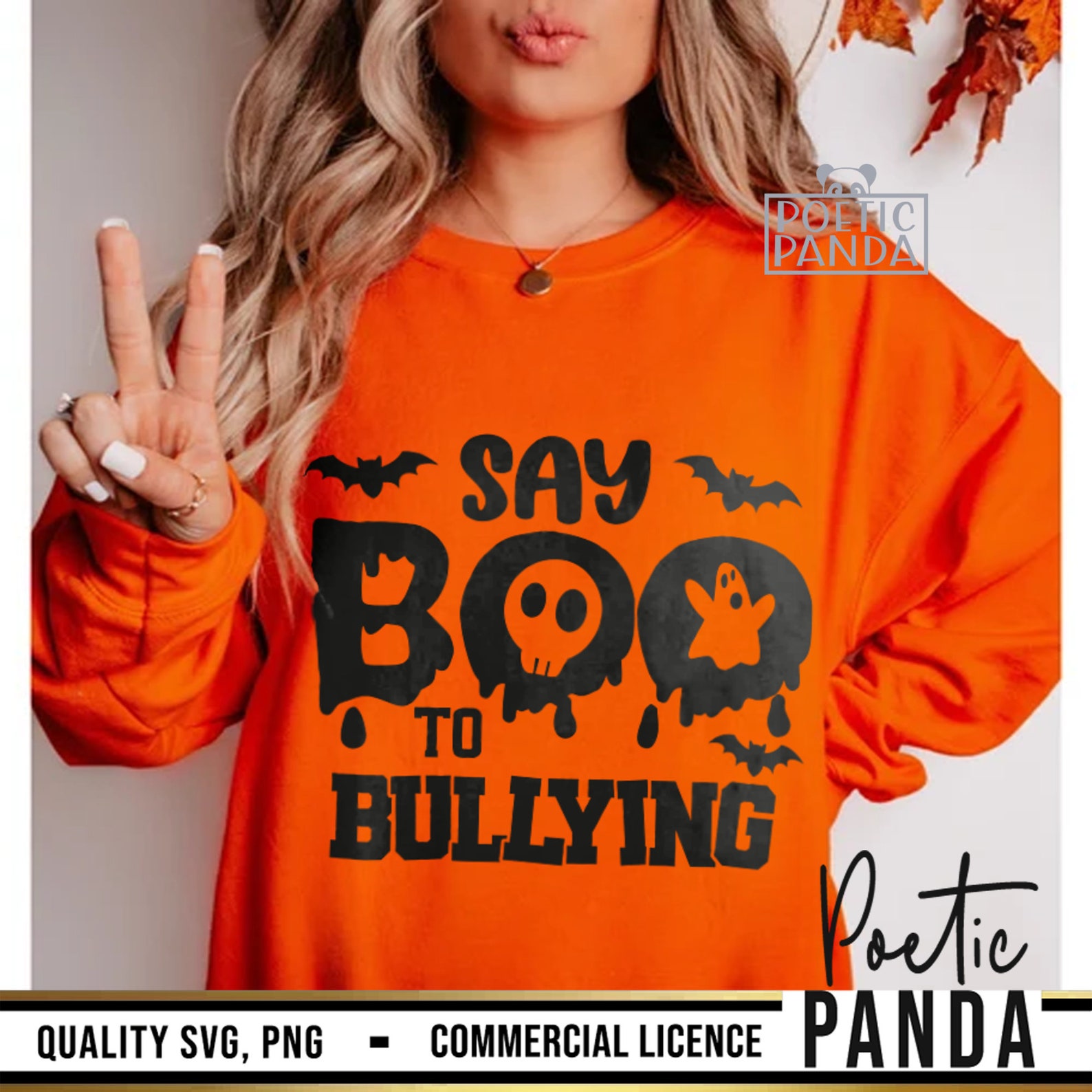 Unity Day SVG PNG, Say Boo to Bullying Svg, Be Kind Svg, Unity Day Svg ...