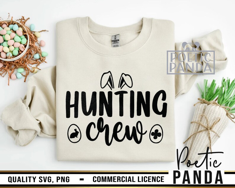 Hunting Crew SVG PNG Cousin Crew Svg Easter Svg Egg Hunting - Etsy UK