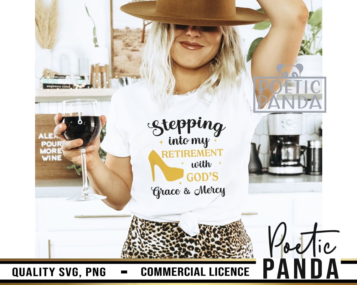 Stepping Into Retirement SVG PNG Christian Svg Faith Svg - Etsy