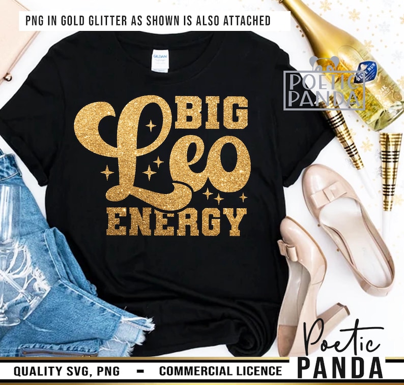 Big Leo Energy SVG PNG, Leo Zodiac Sign Svg, Big Leo Energy Shirt Svg ...