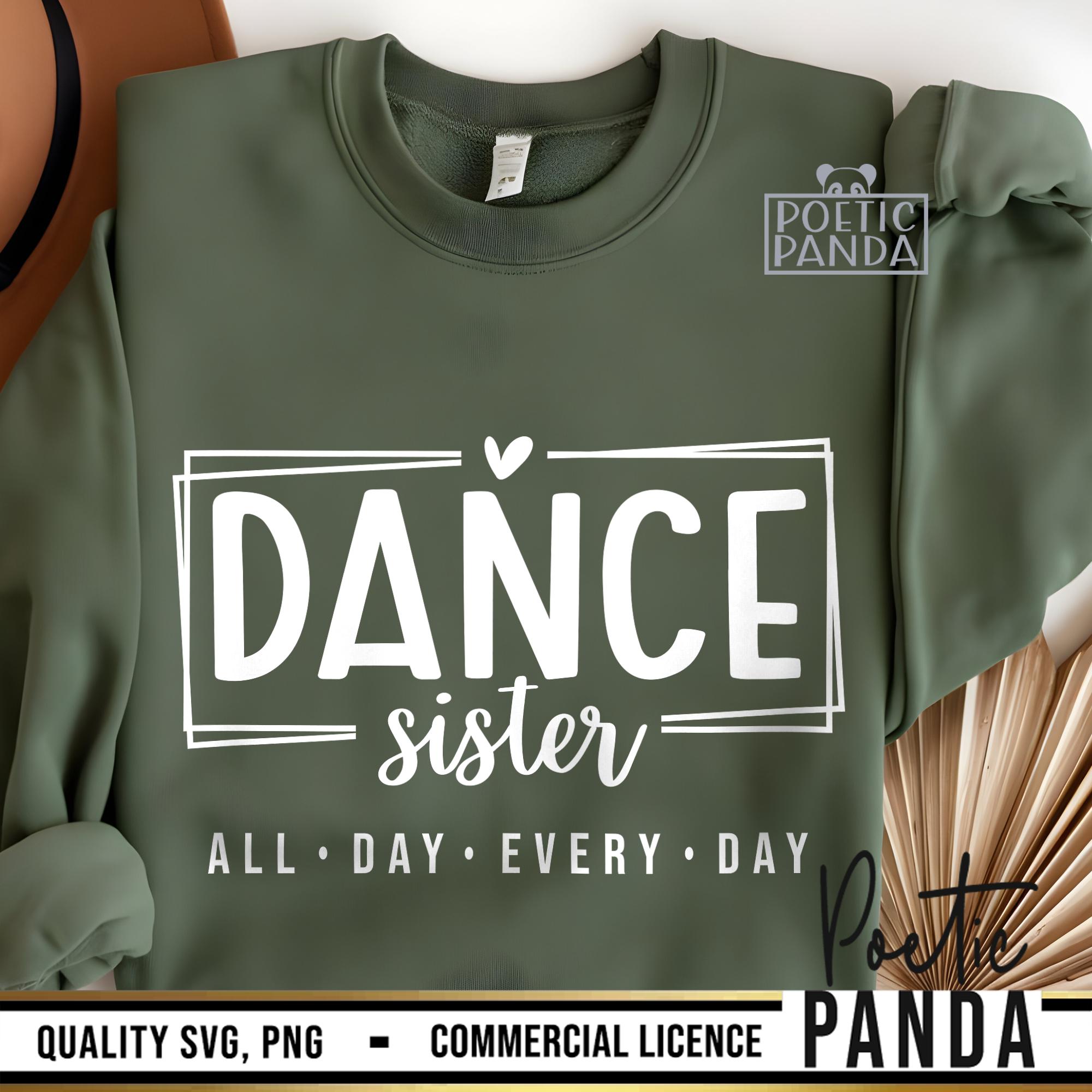 Dance Sister SVG PNG, Dance Sister Design for Cricut, Ballet Svg, Dance ...