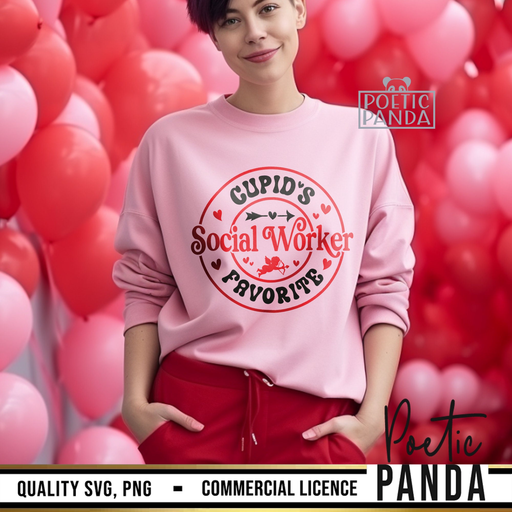 Cupids Favorite Social Worker SVG PNG, Social Worker Svg, Social Work ...