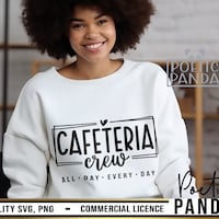 Cafeteria Crew SVG PNG, Cafeteria Squad Svg, Kindergarten Svg ...