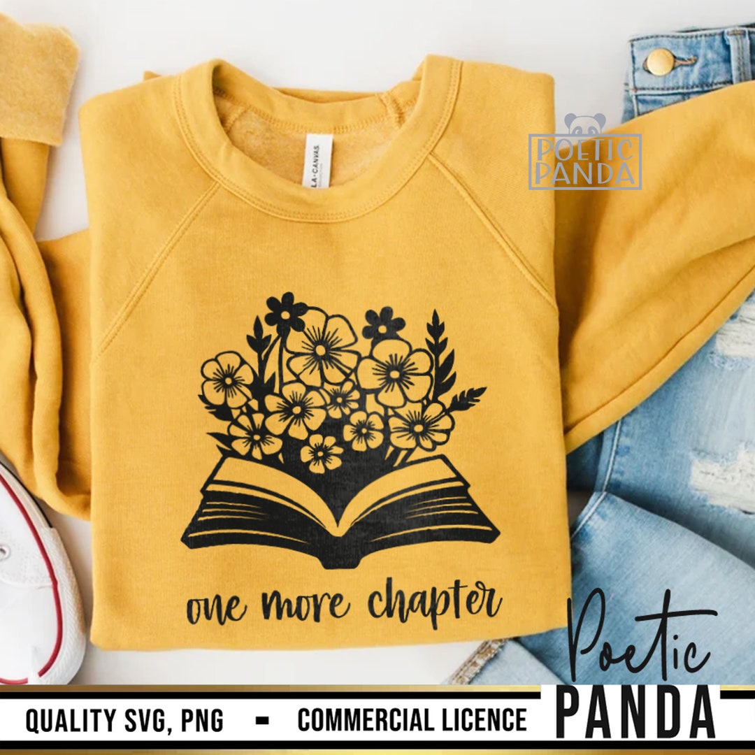 One More Chapter SVG PNG, Book Svg, Bookworm Svg, Books Svg, One More ...