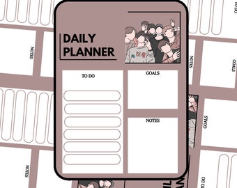 Bts Planner,daily Planner,bts Dynamite,work Planner, Planner Printable ...