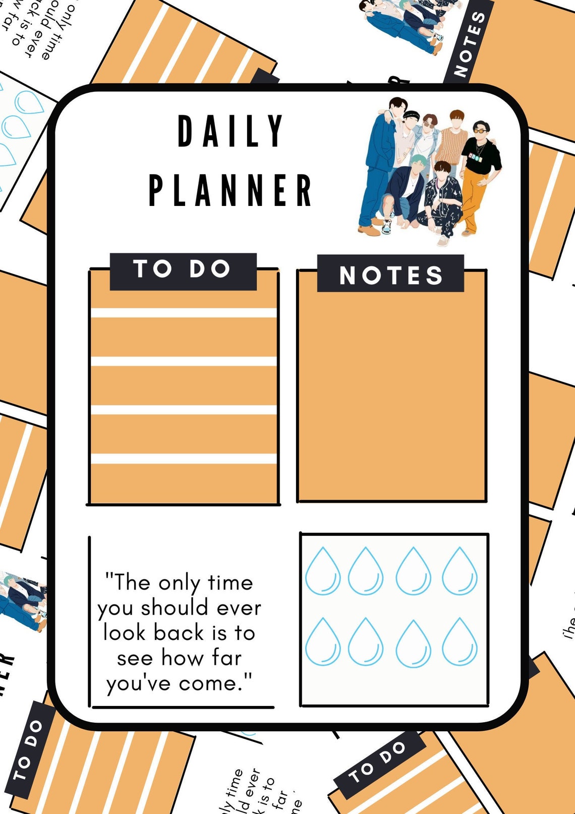 Bts Planner,daily Planner,bts Dynamite,work Planner, Planner Printable ...