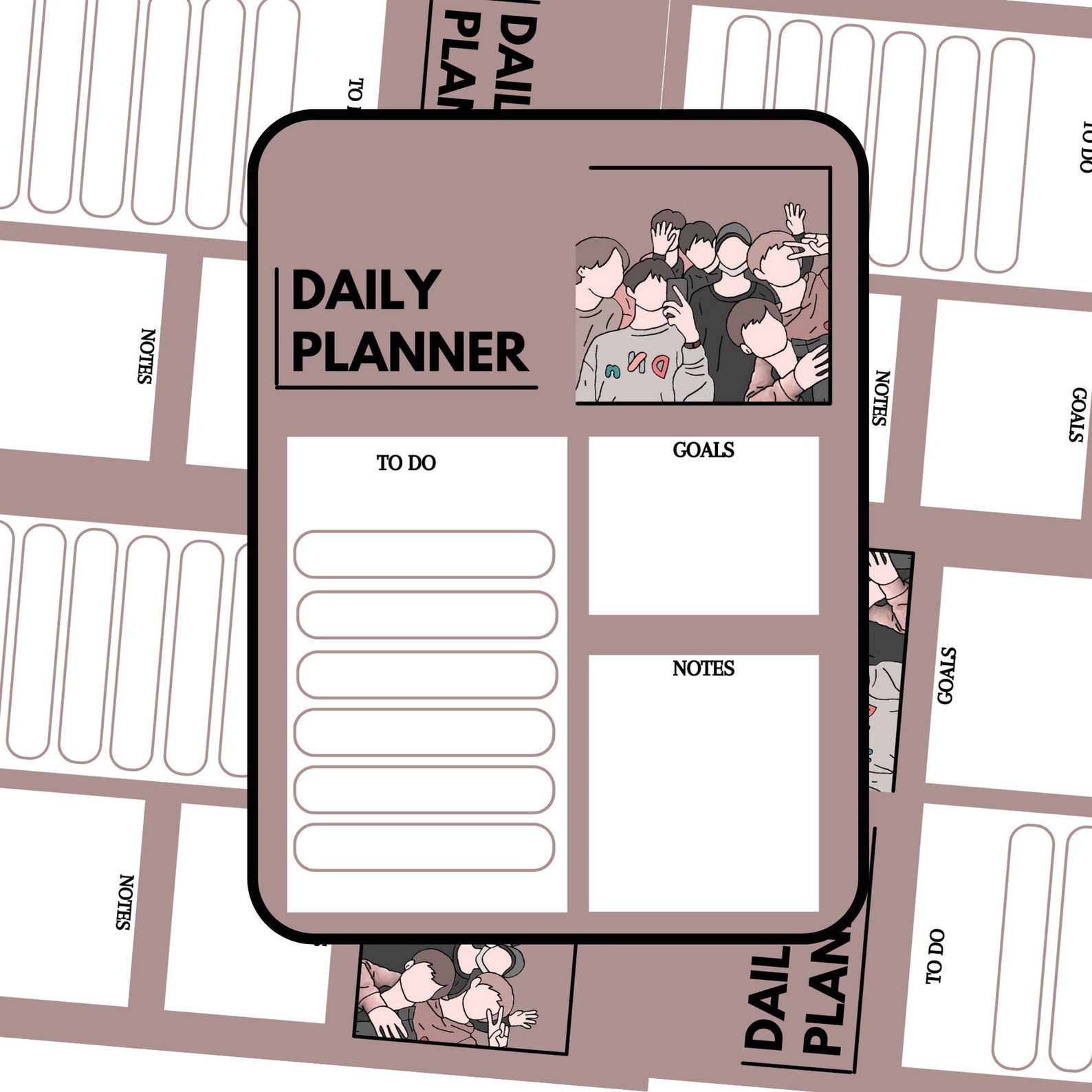 Bts Planner, Daily Planner, Work Planner, Planner Printable,pdf, To-do ...