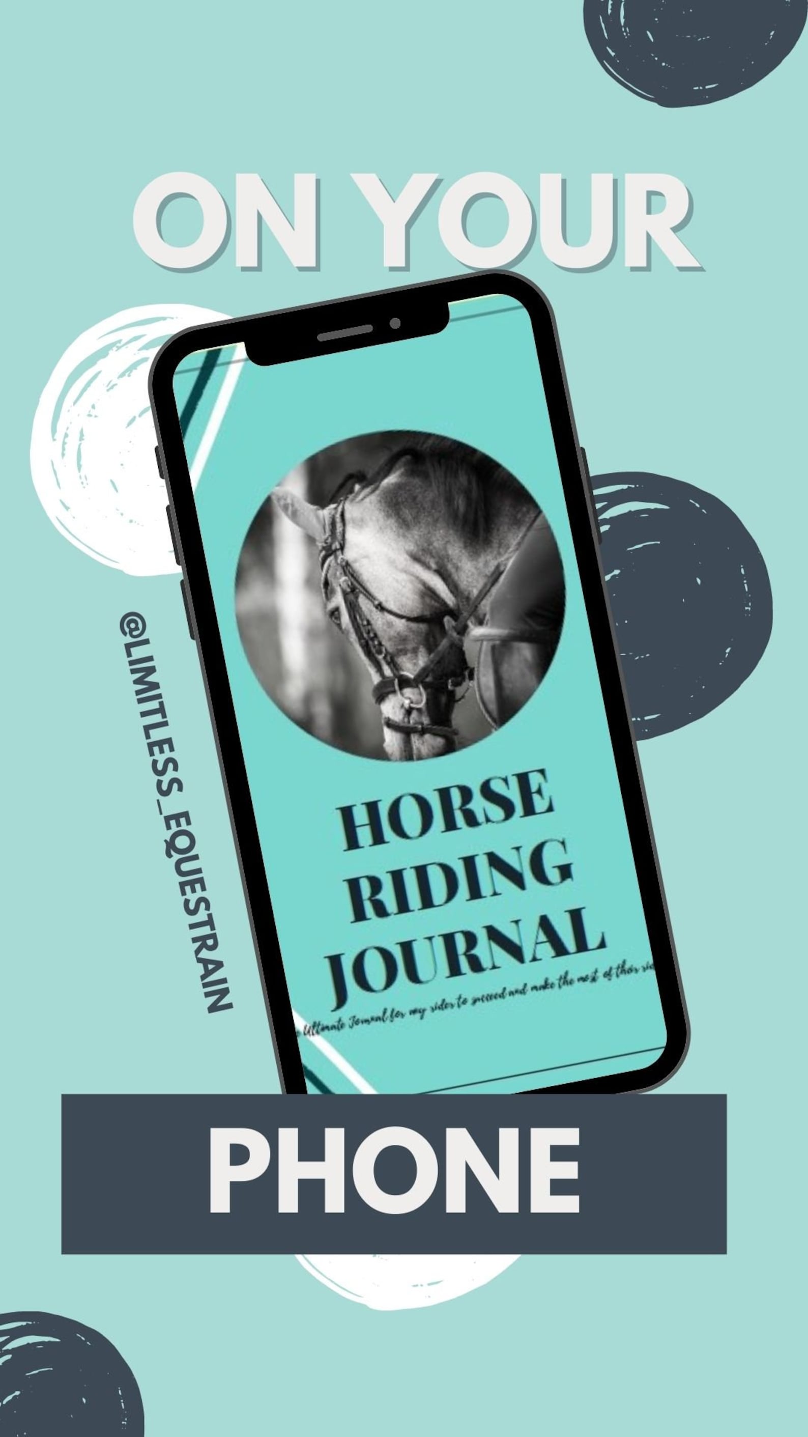 Horse Riding Journal (digital Download), Riding Planner, Horse Journal ...