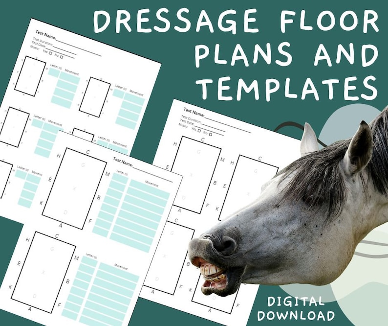 Printable Dressage Tests Template | Printable Dressage Arena | Dressage ...